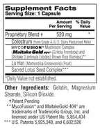 natural immune booster with mushrooms