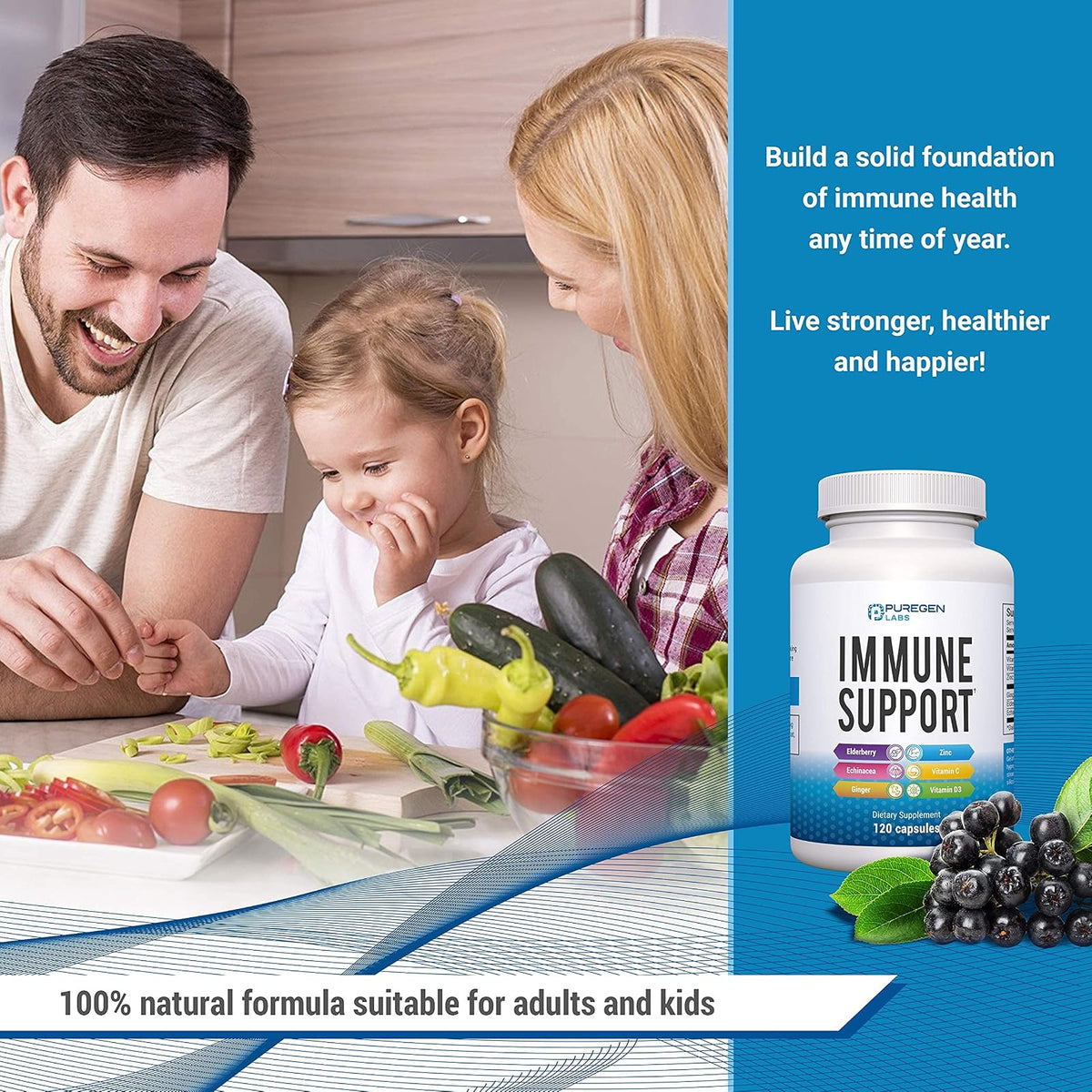 natural immune booster with vitamin C