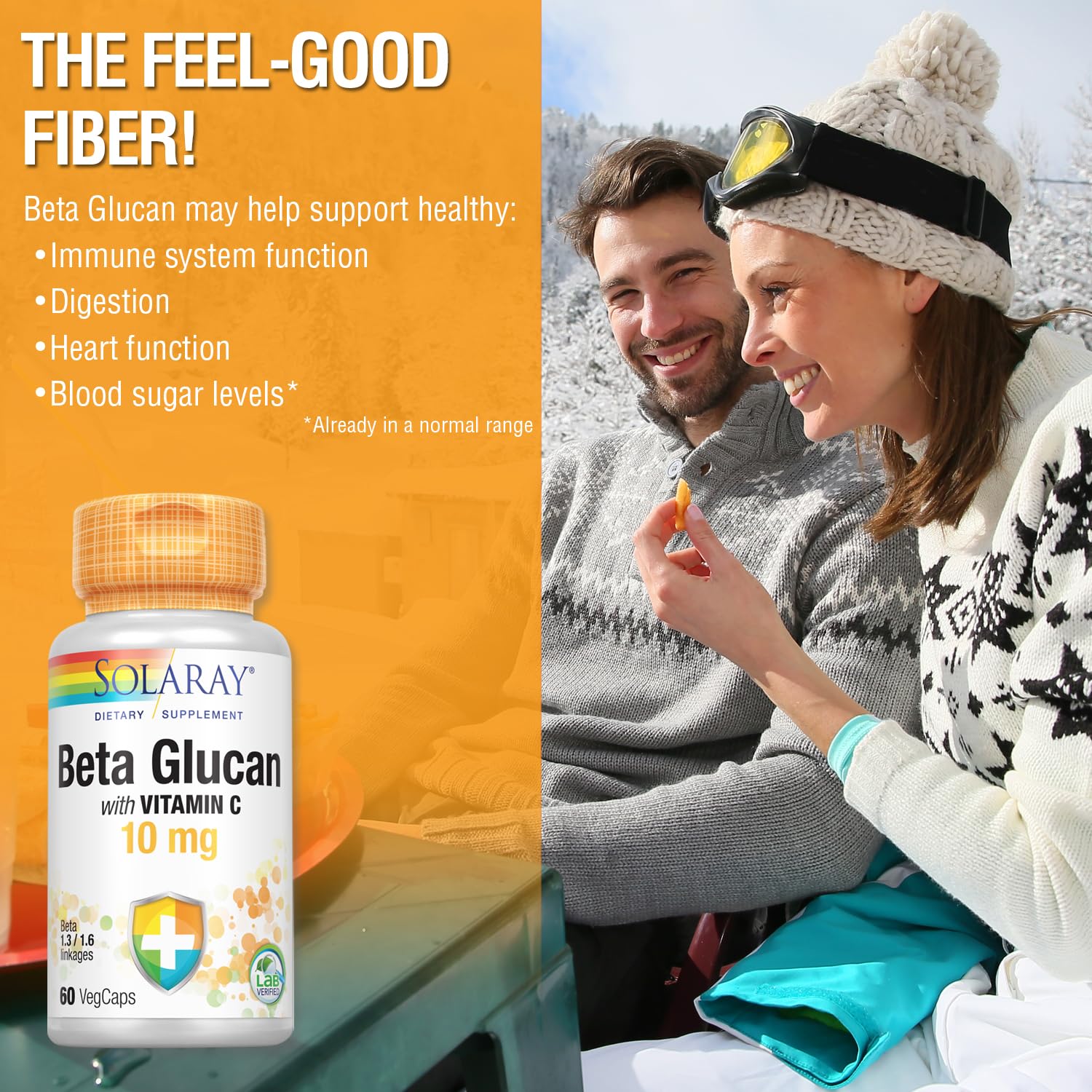 Natural immune booster with Vitamin C