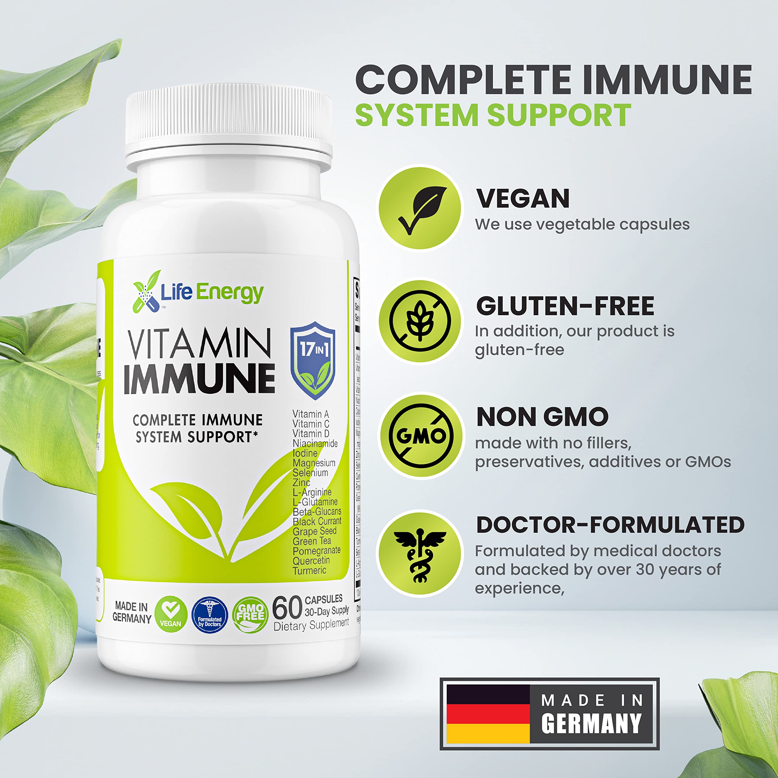 natural immune booster with zinc