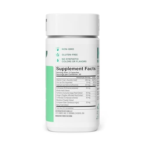 Natural immune booster with zinc