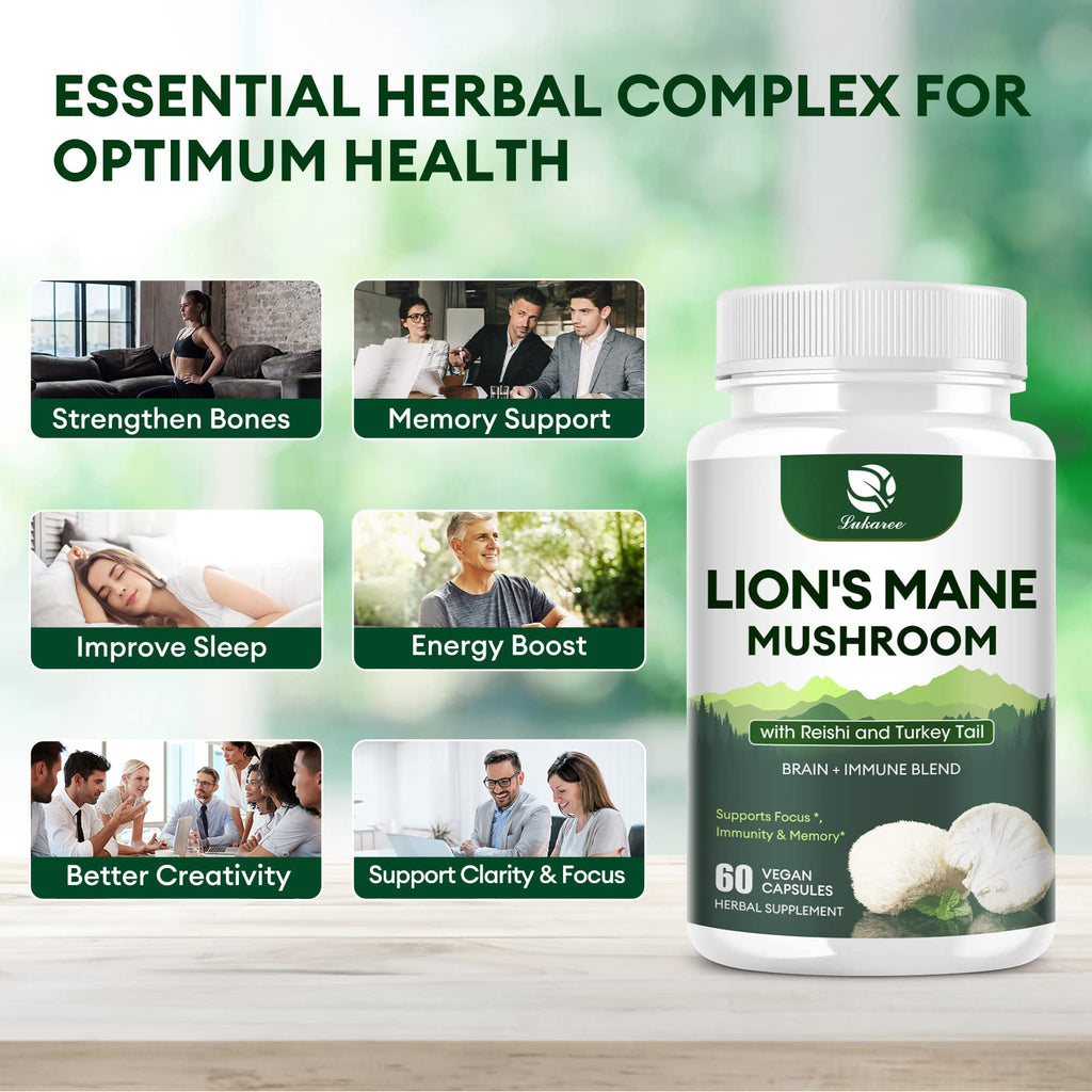 natural immune health mushroom supplement