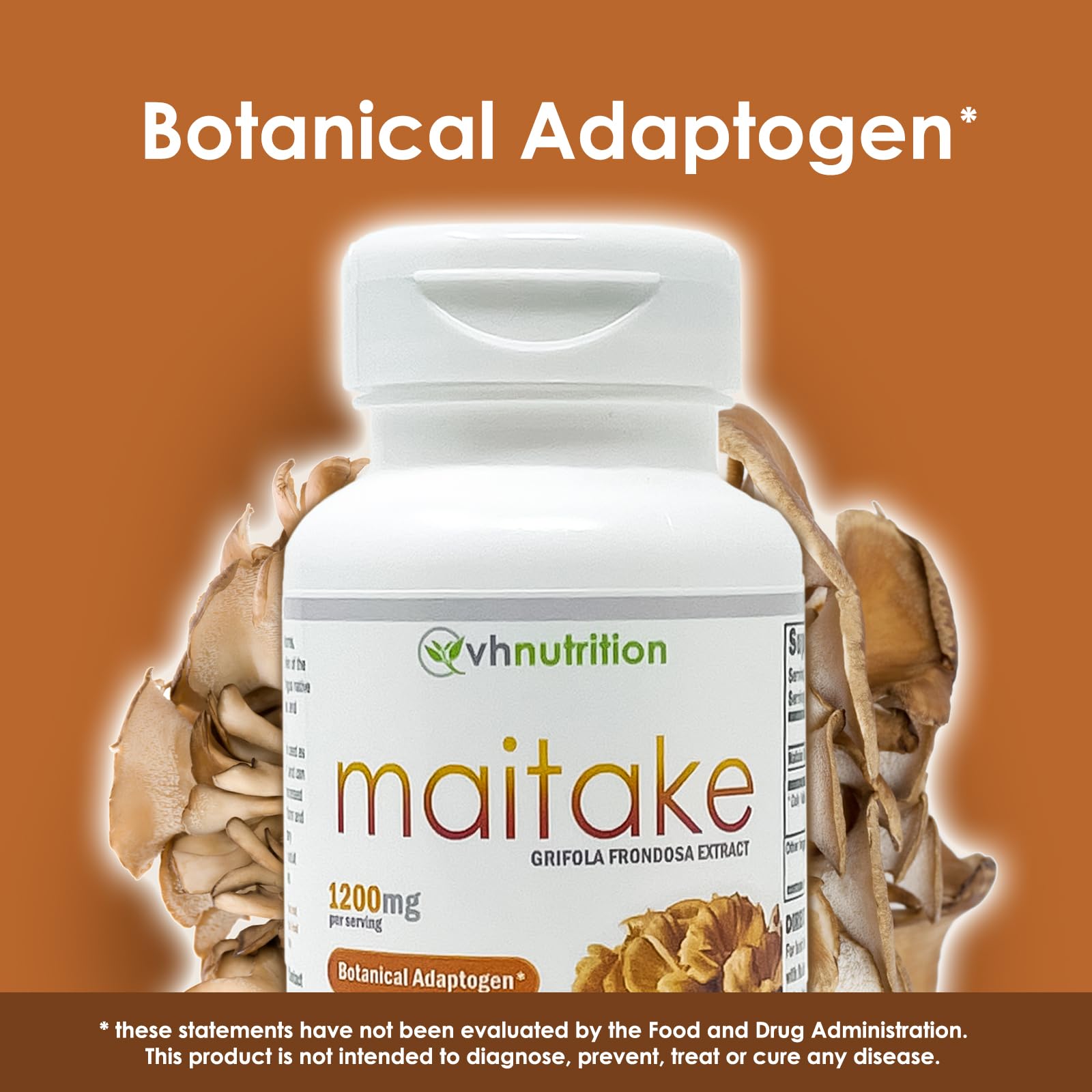 Natural immune health mushroom supplement