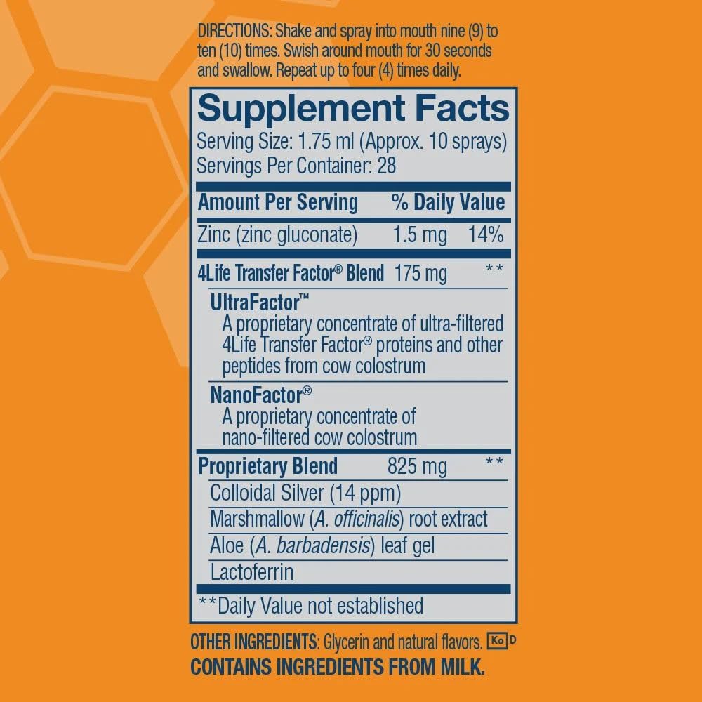 natural immune health spray