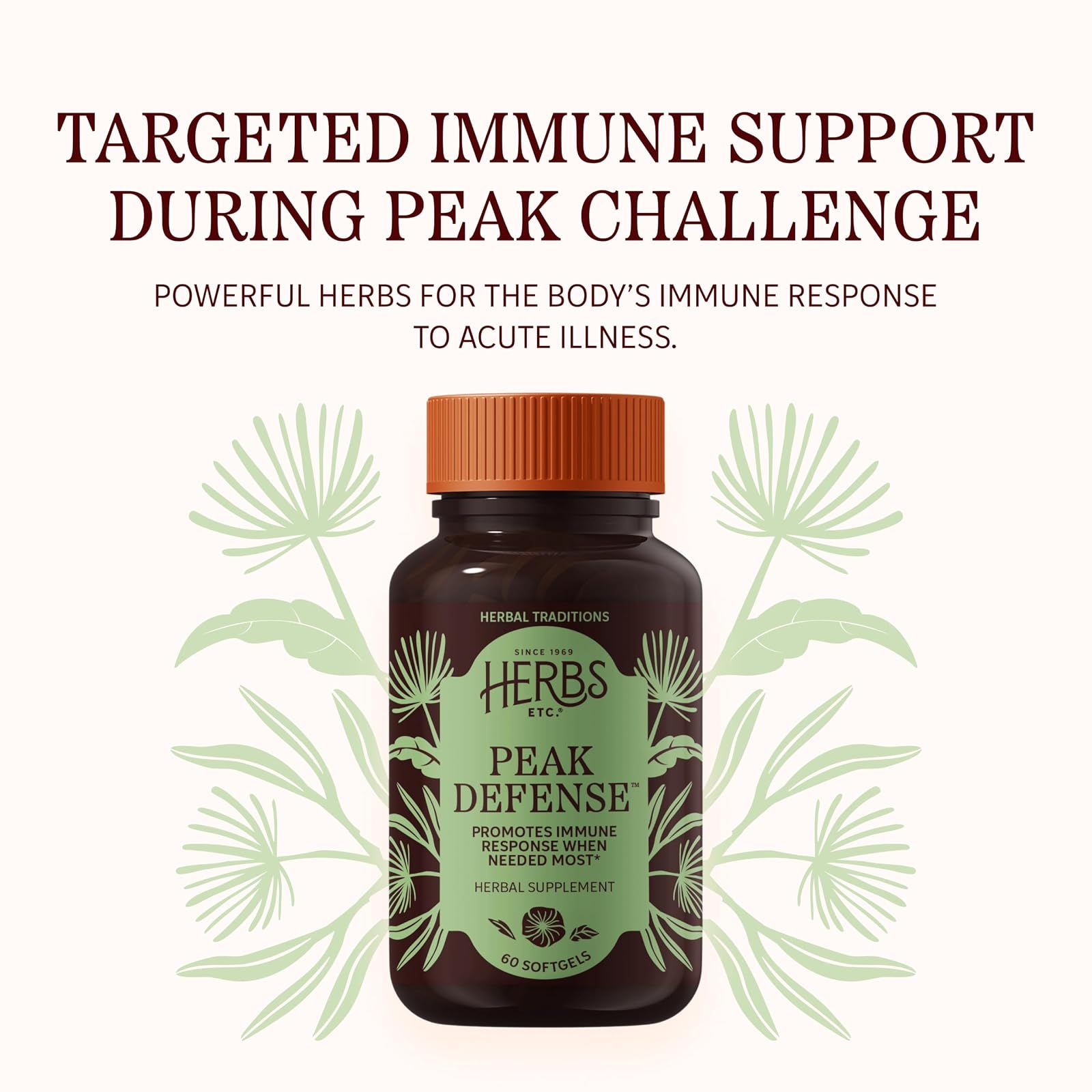 Natural immune response softgels