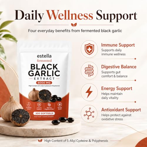 Natural immune support black garlic