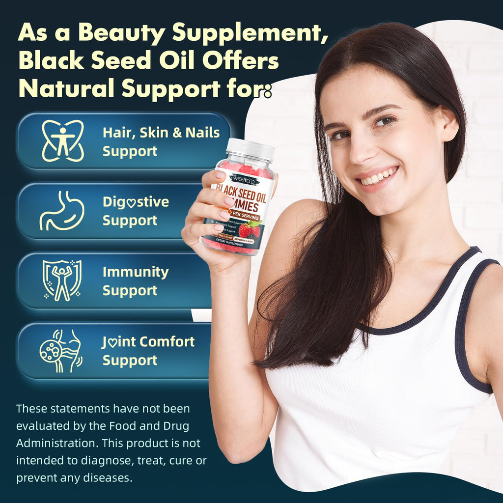 natural immune support black seed gummies