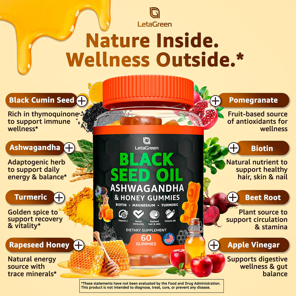 Natural immune support black seed oil