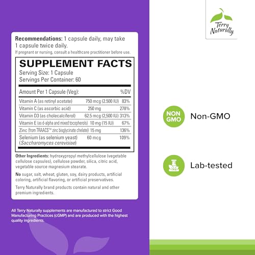 natural immune support blended vitamins