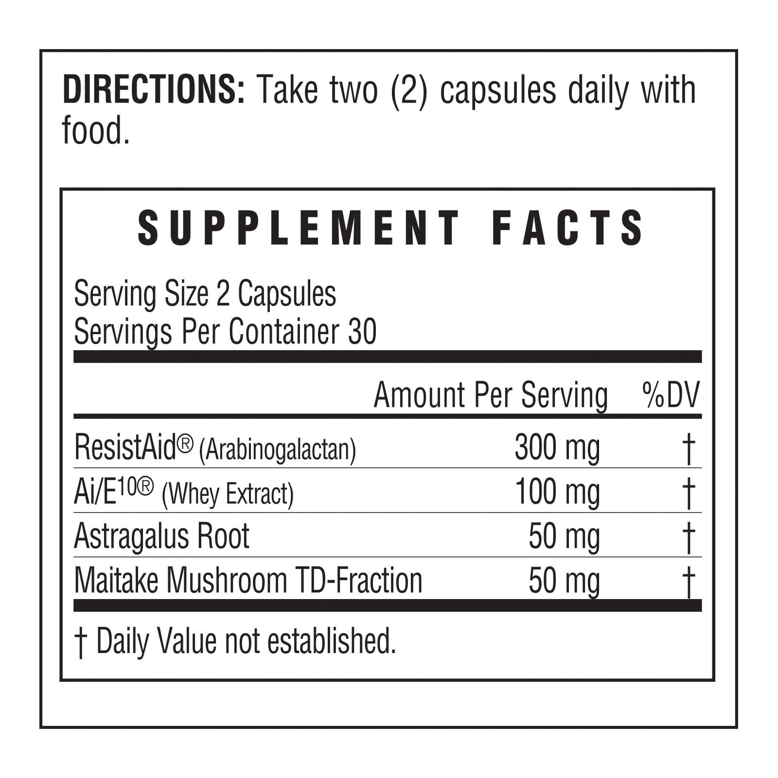 natural immune support capsules for health