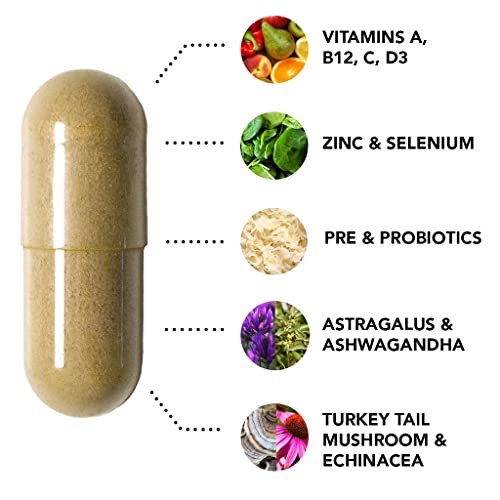 natural immune support capsules for wellness