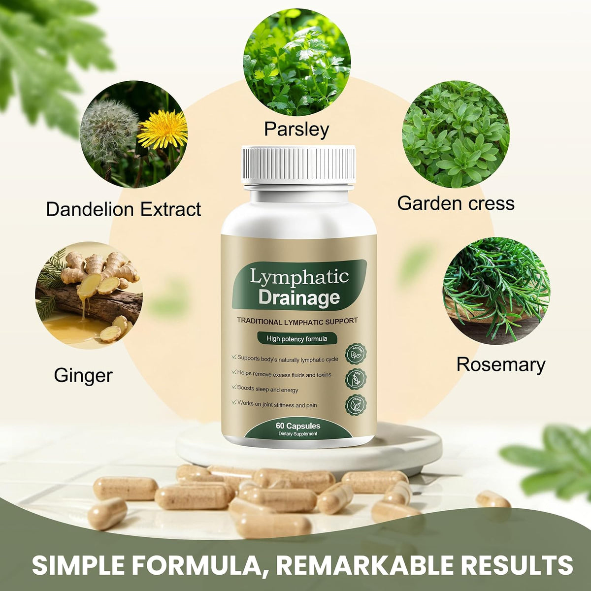 Natural immune support capsules
