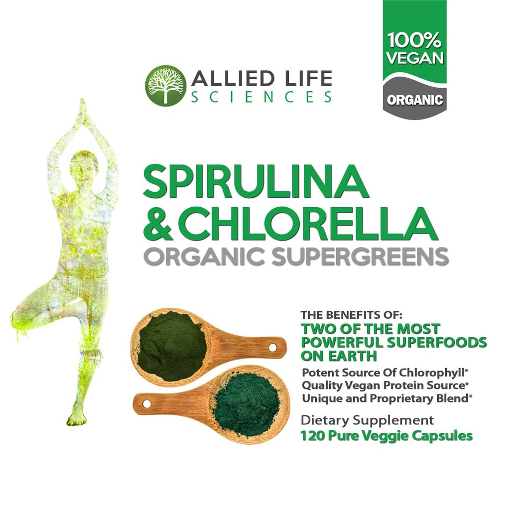 natural immune support chlorella spirulina