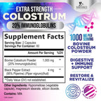 Natural immune support colostrum capsules