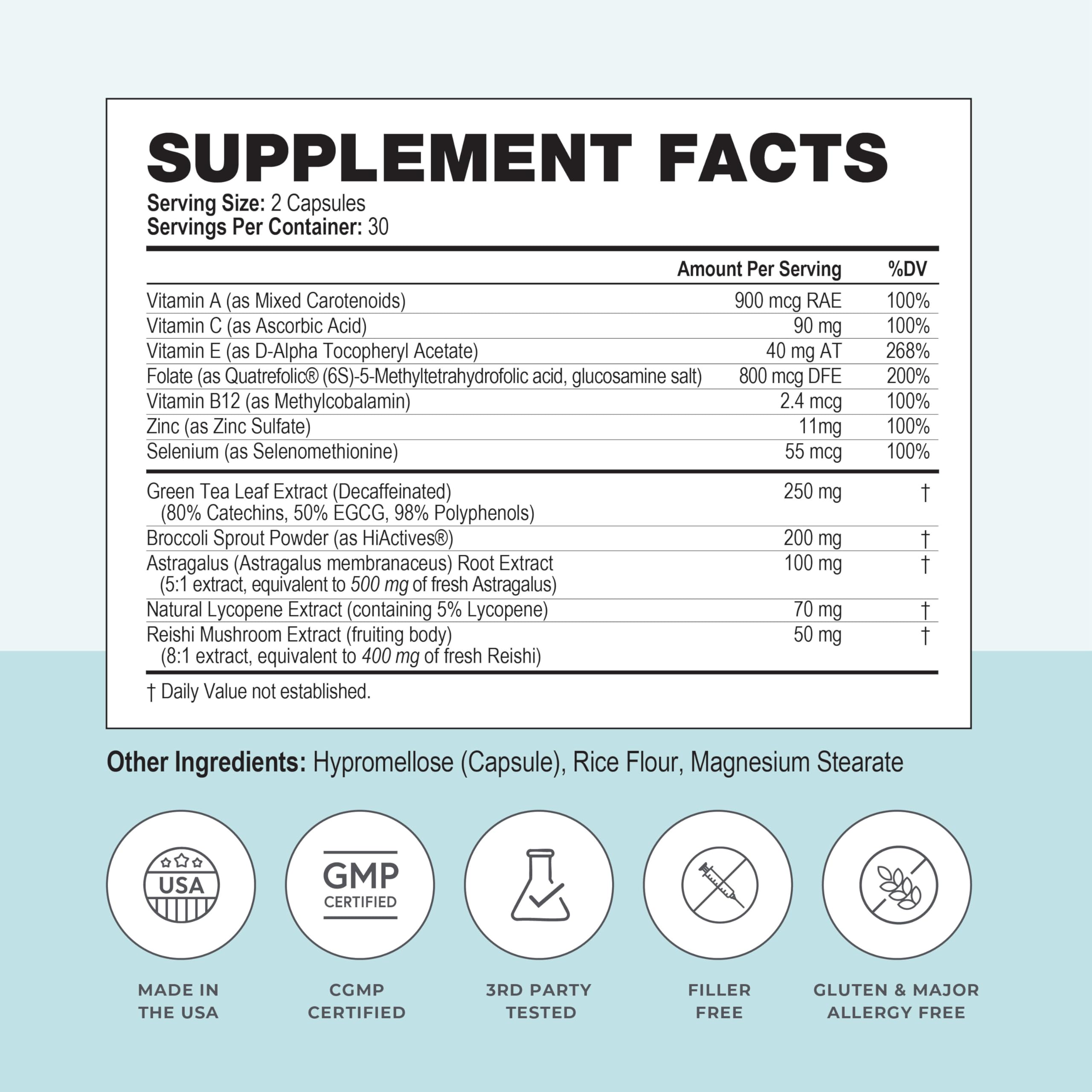 natural immune support dietary supplement