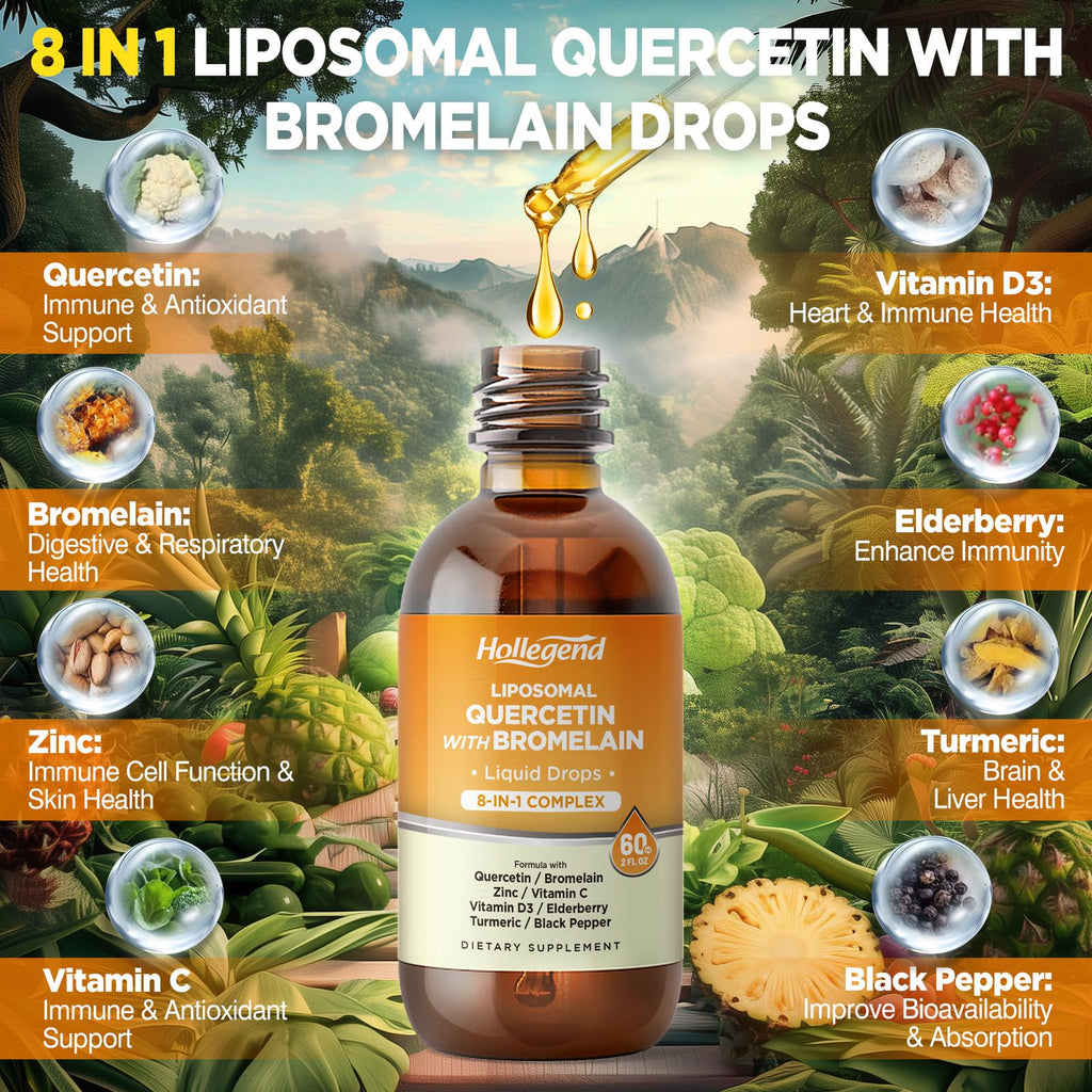 Natural immune support drops