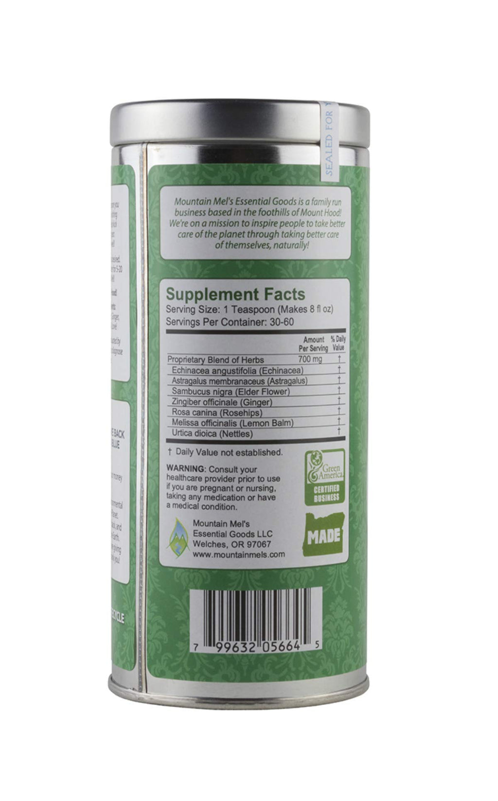 natural immune support echinacea tea
