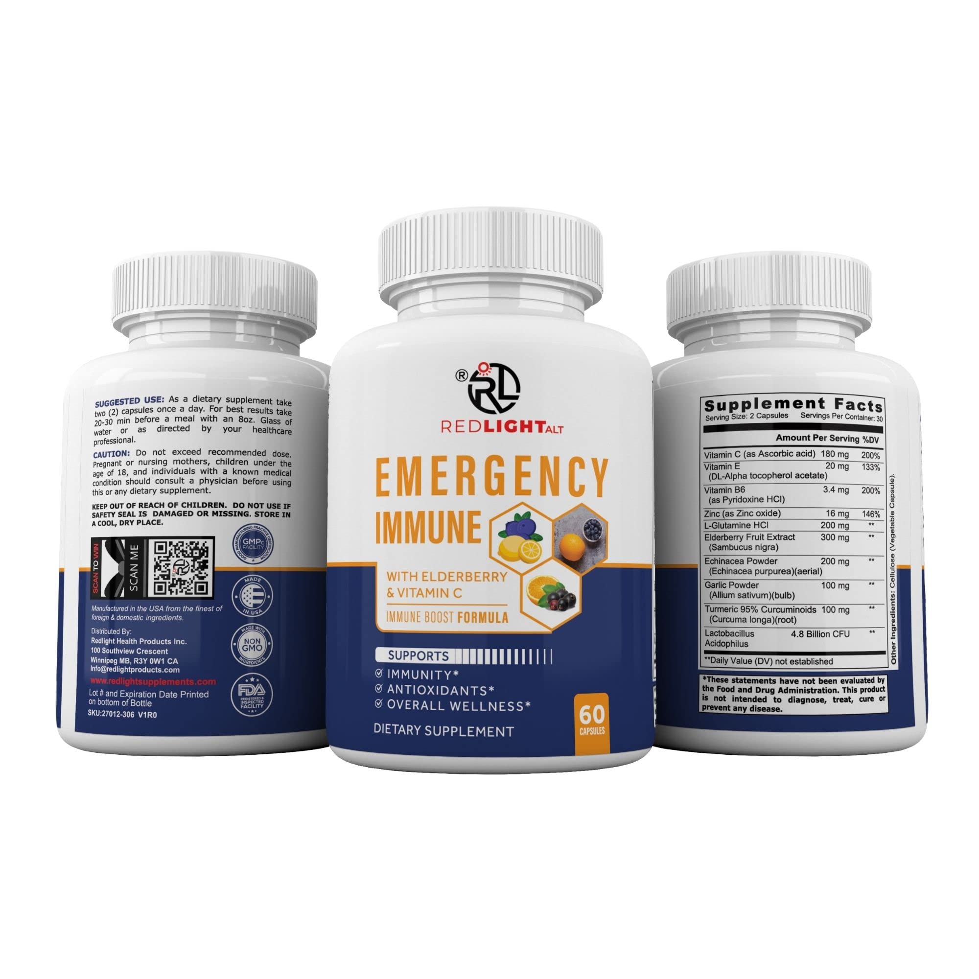 natural immune support elderberry capsules