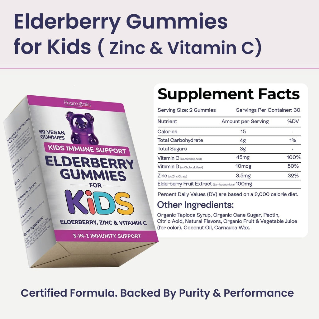 natural immune support elderberry gummies