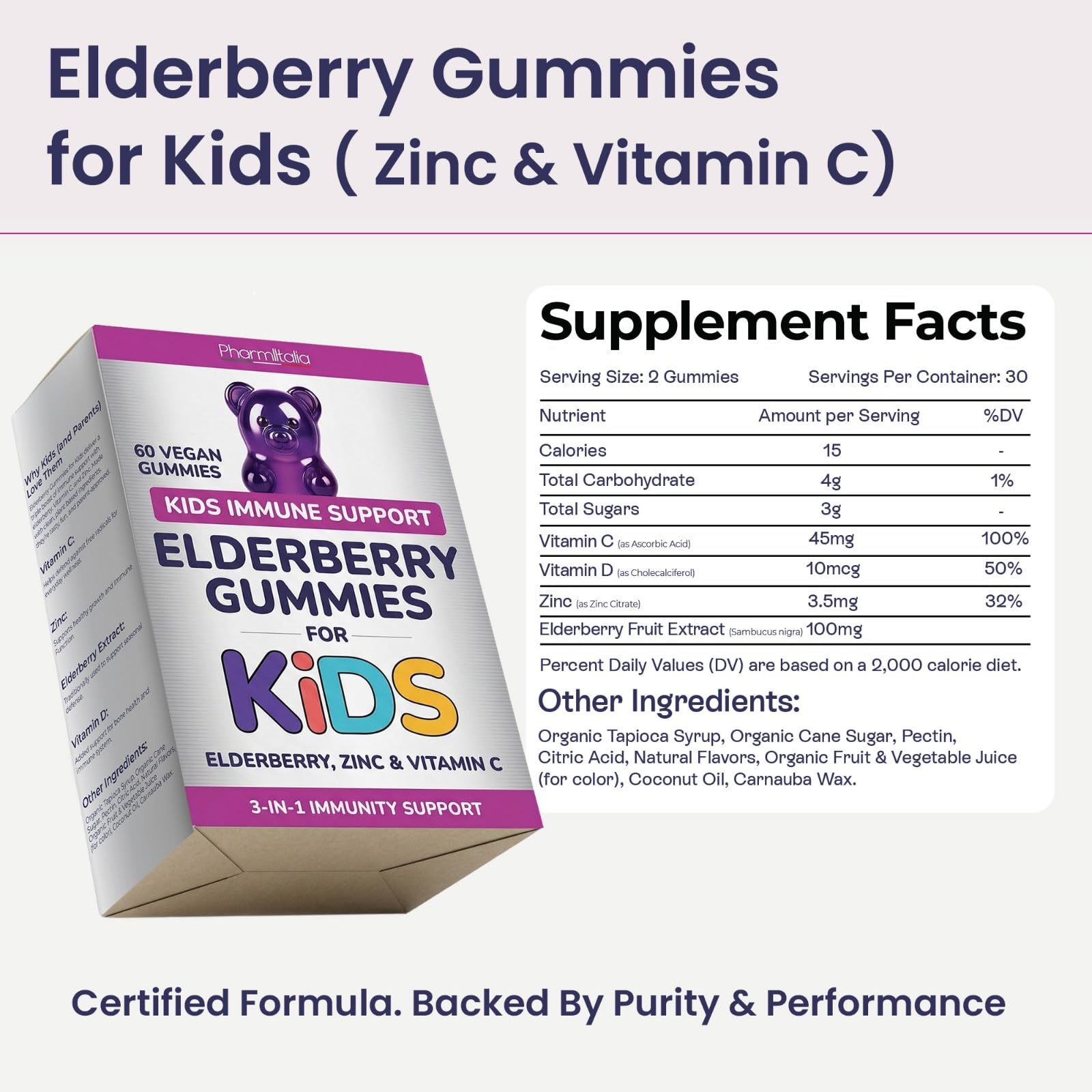 natural immune support elderberry gummies