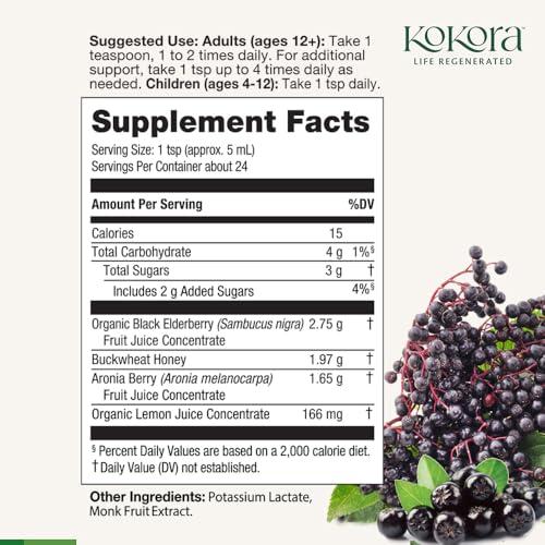 natural immune support elderberry syrup