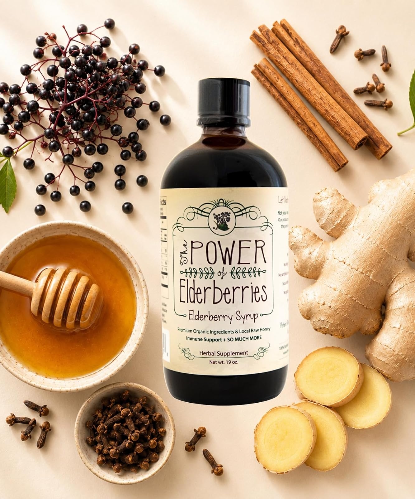 natural immune support elderberry syrup