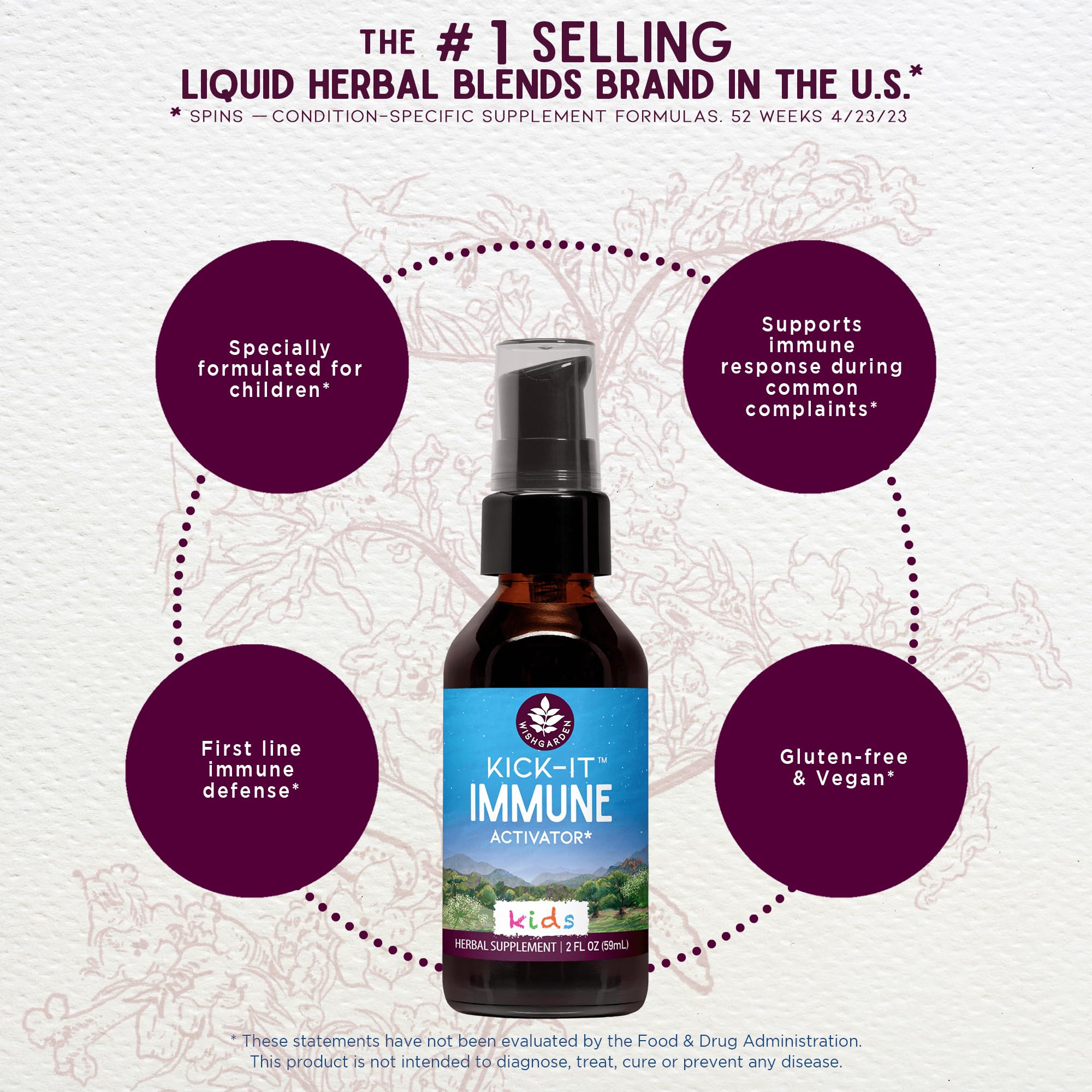 Natural immune support for children