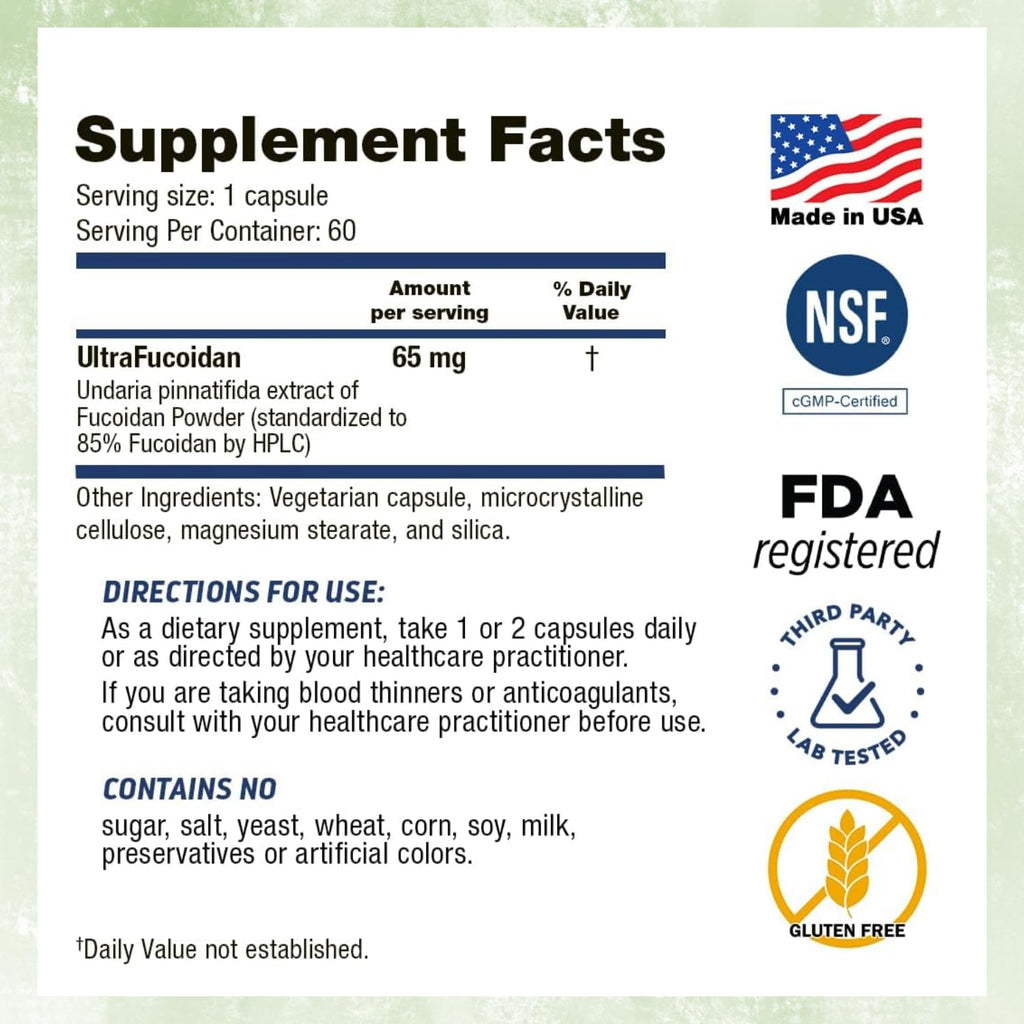 natural immune support fucoidan