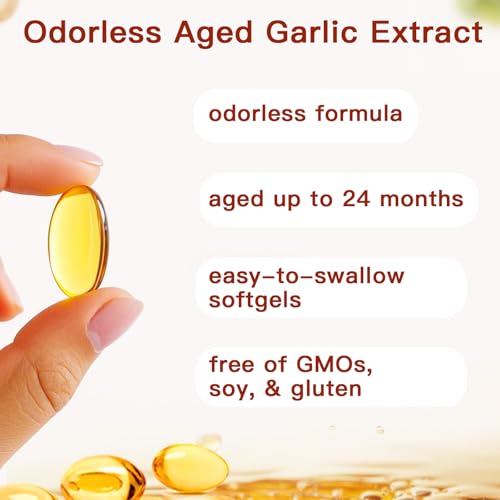 natural immune support garlic capsules