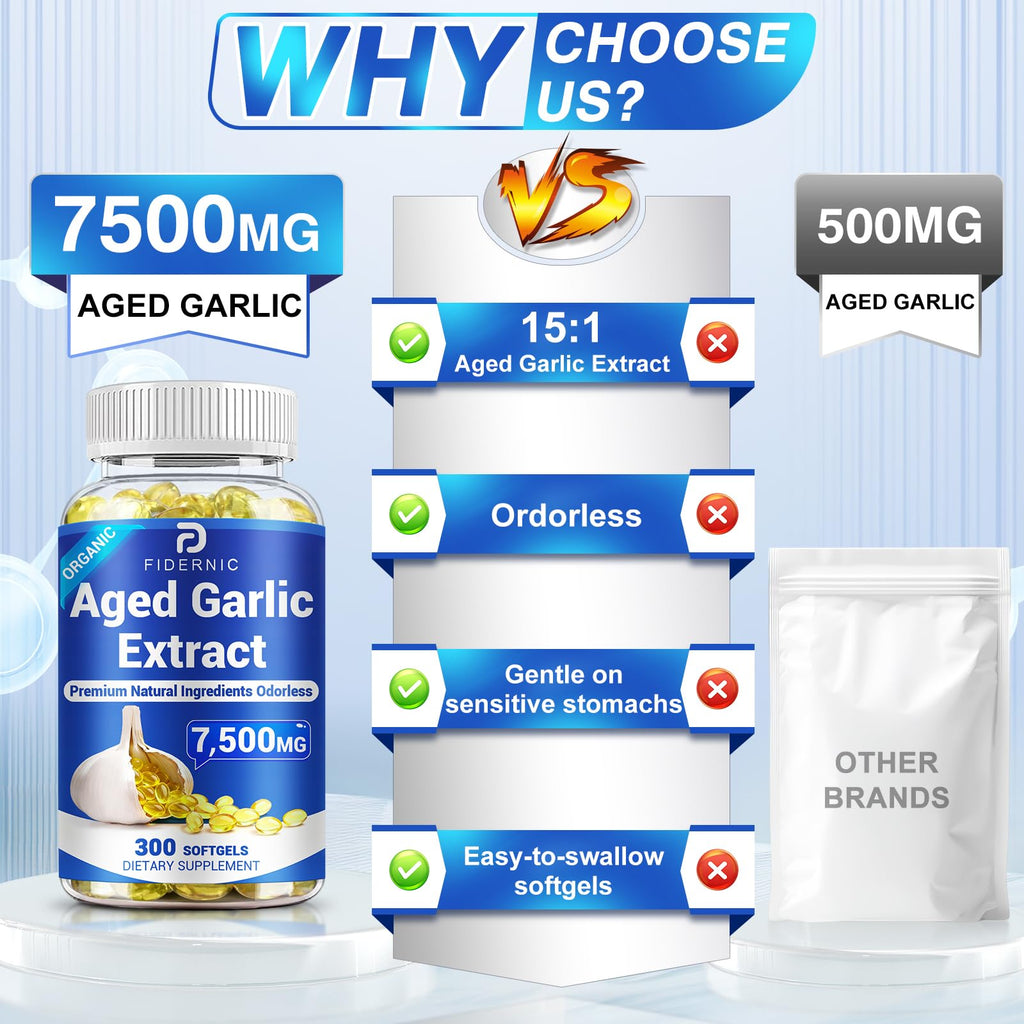 natural immune support garlic capsules