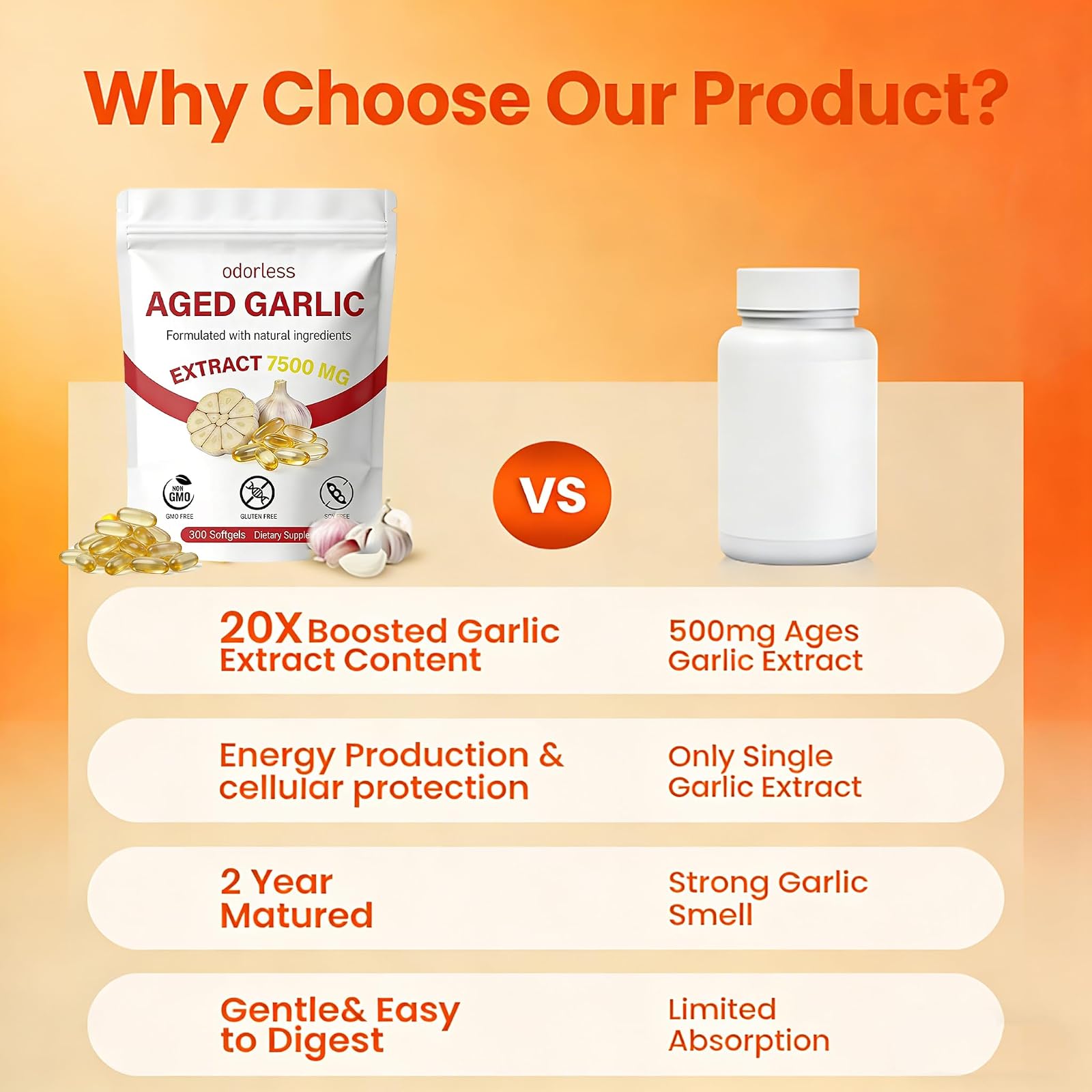 natural immune support garlic extract