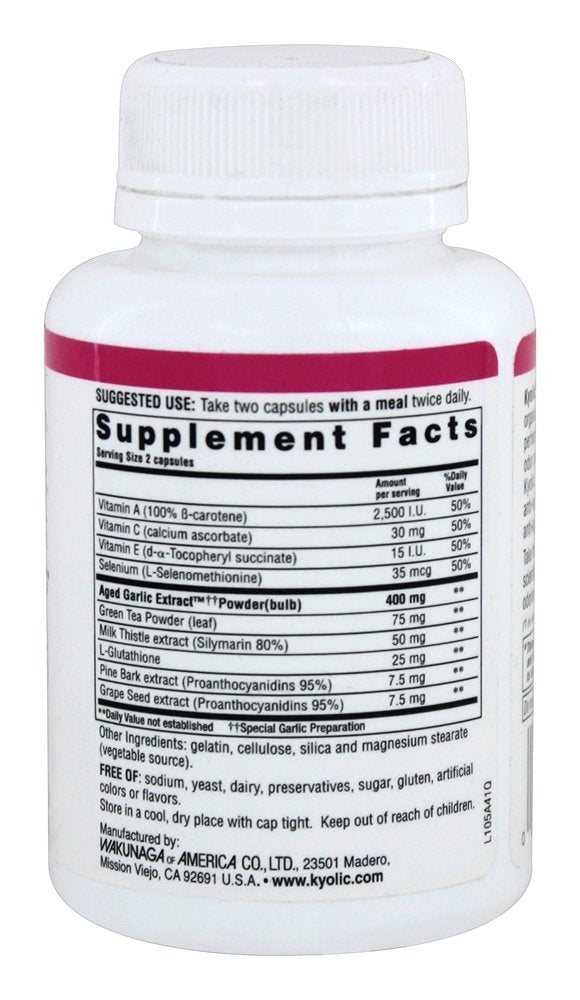 natural immune support Kyolic garlic