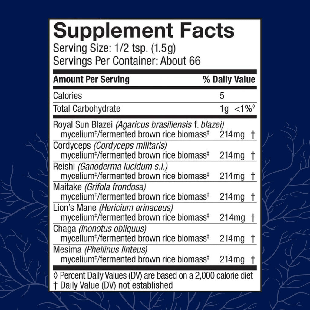 natural immune support mushroom blend