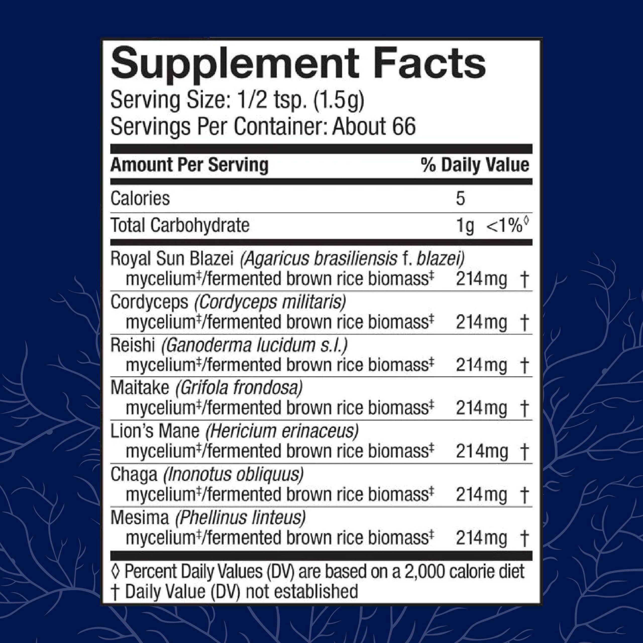 natural immune support mushroom blend