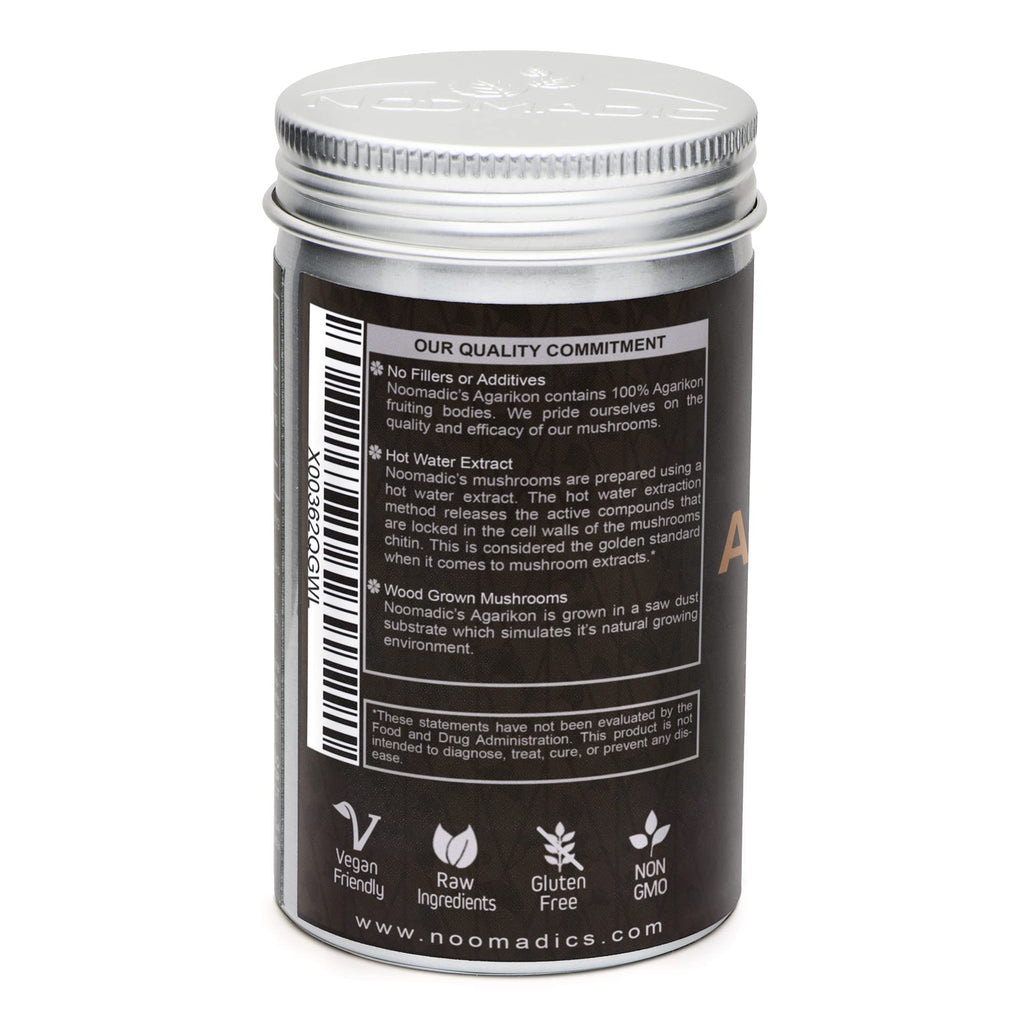 Natural immune support mushroom capsules
