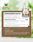 Natural immune support mushroom supplement