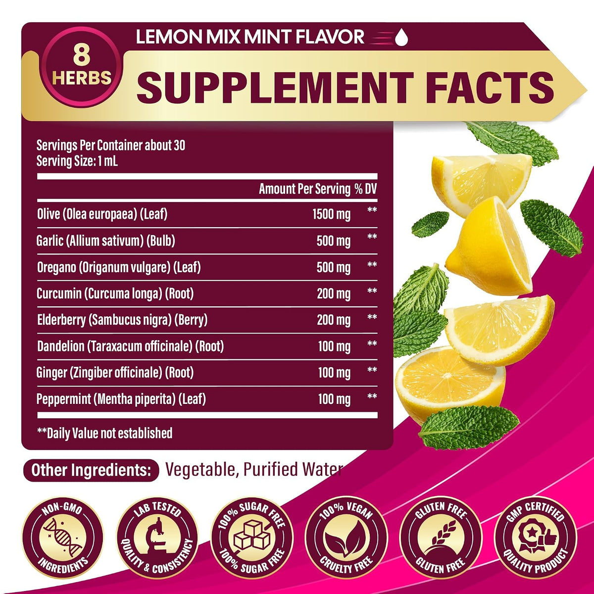 Natural immune support olive leaf