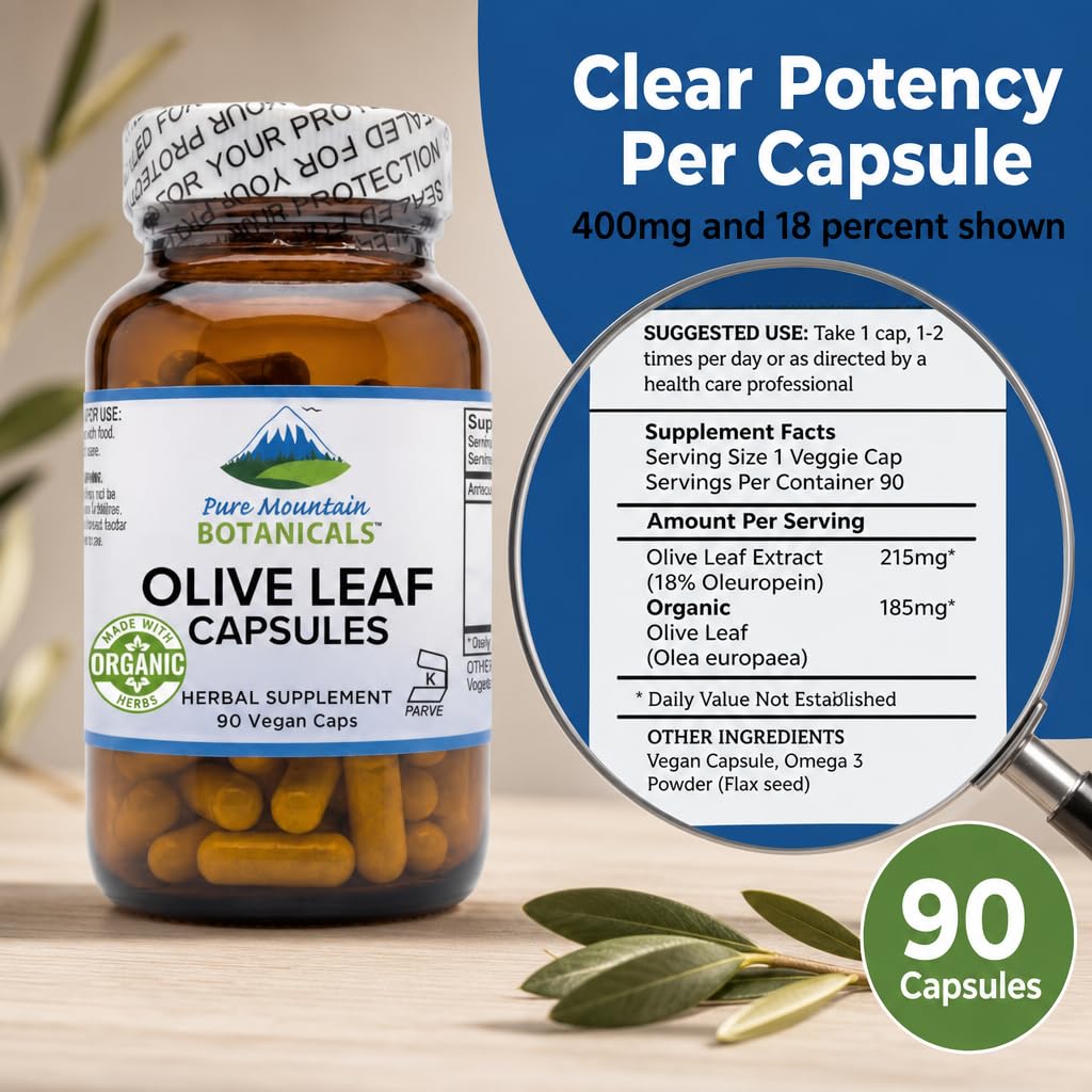 natural immune support olive leaf