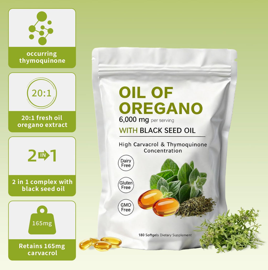 natural immune support oregano capsules
