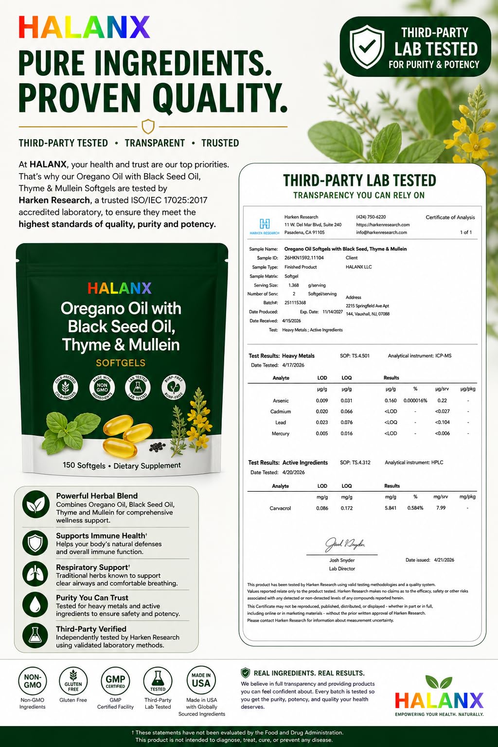 natural immune support oregano oil