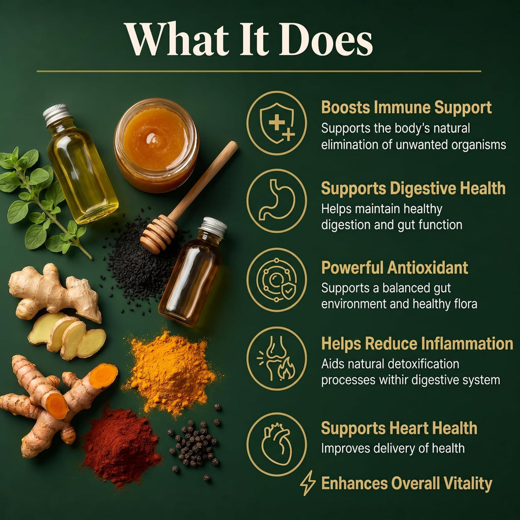 Natural immune support oregano oil