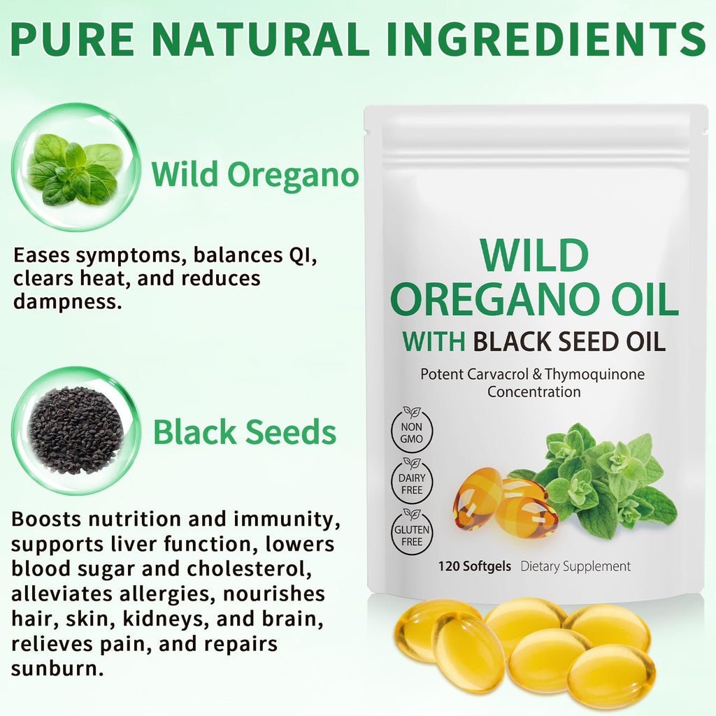 Natural immune support softgels