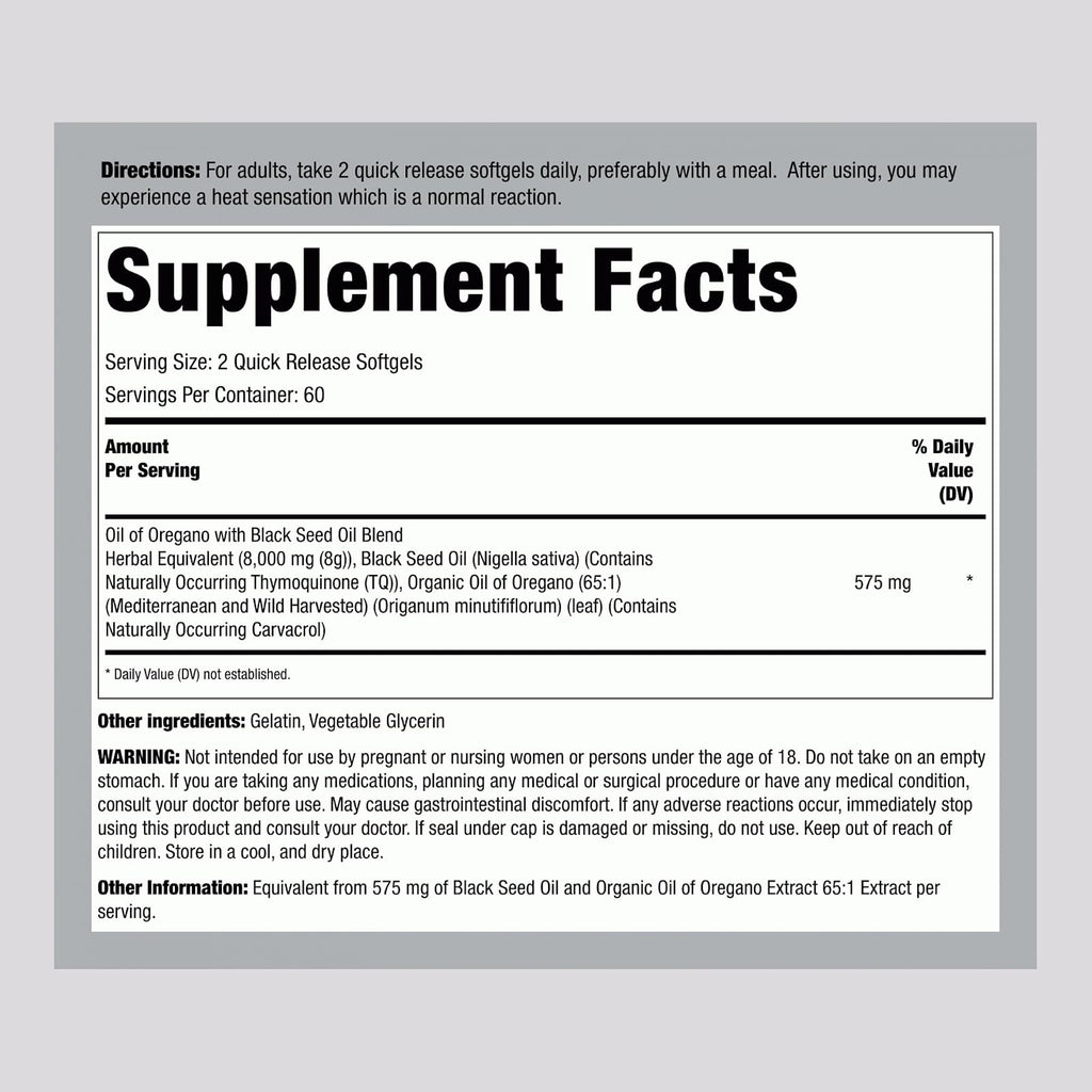 natural immune support softgels