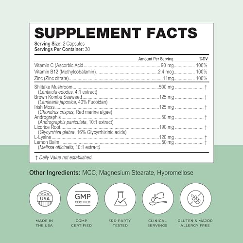 natural immune support supplement capsules