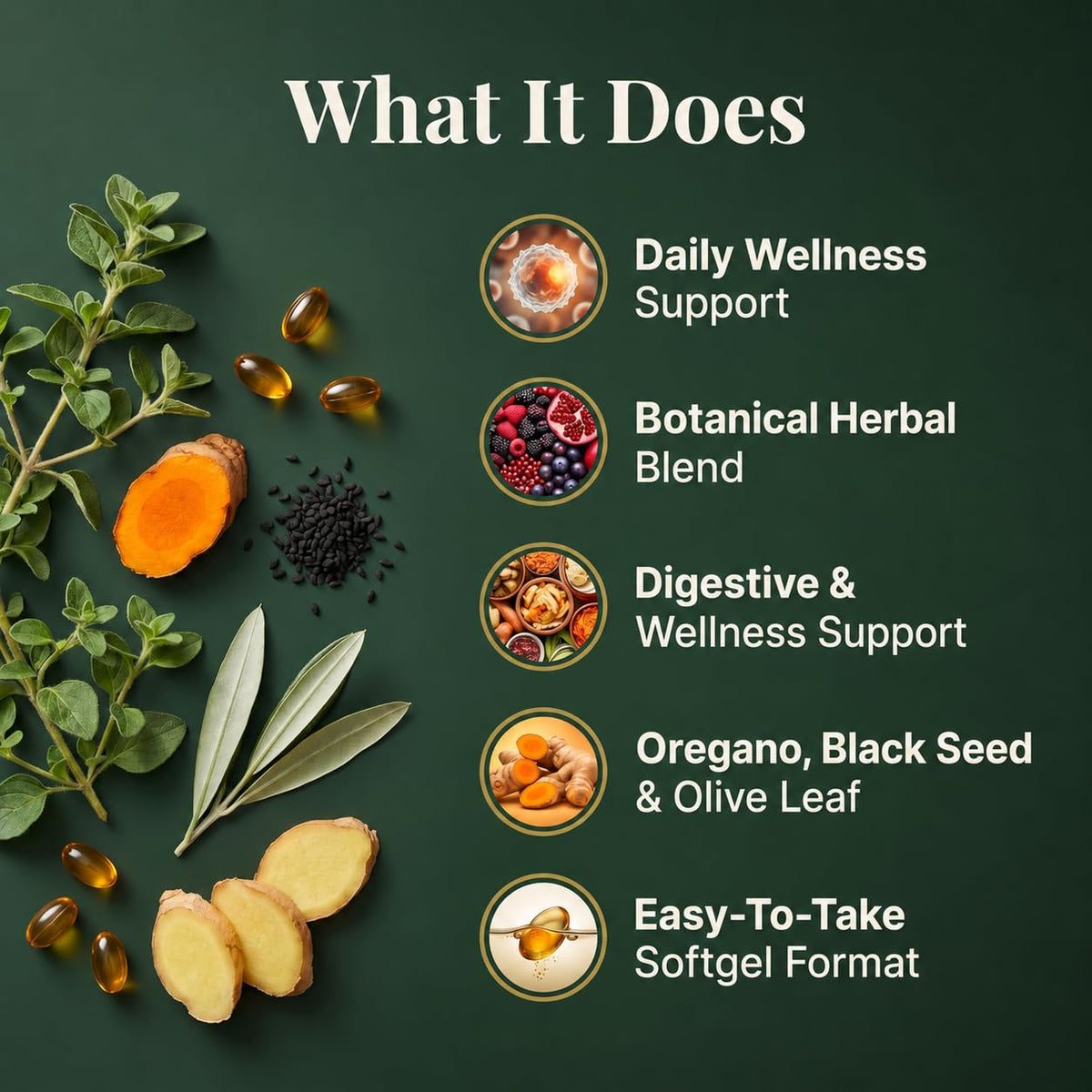 Natural immune support supplement
