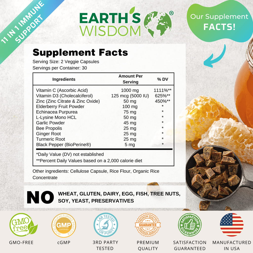 Natural immune support supplement