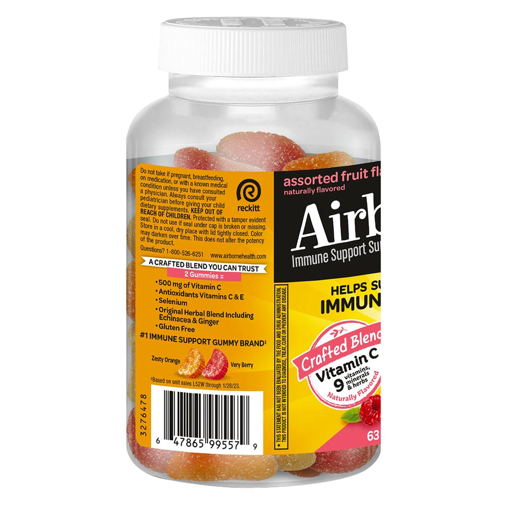natural immune support Vitamin C gummies