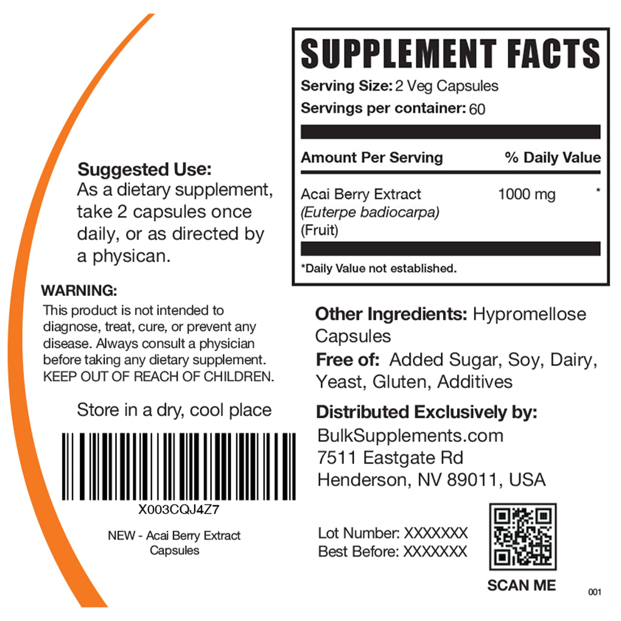 Natural immune support with acai berries