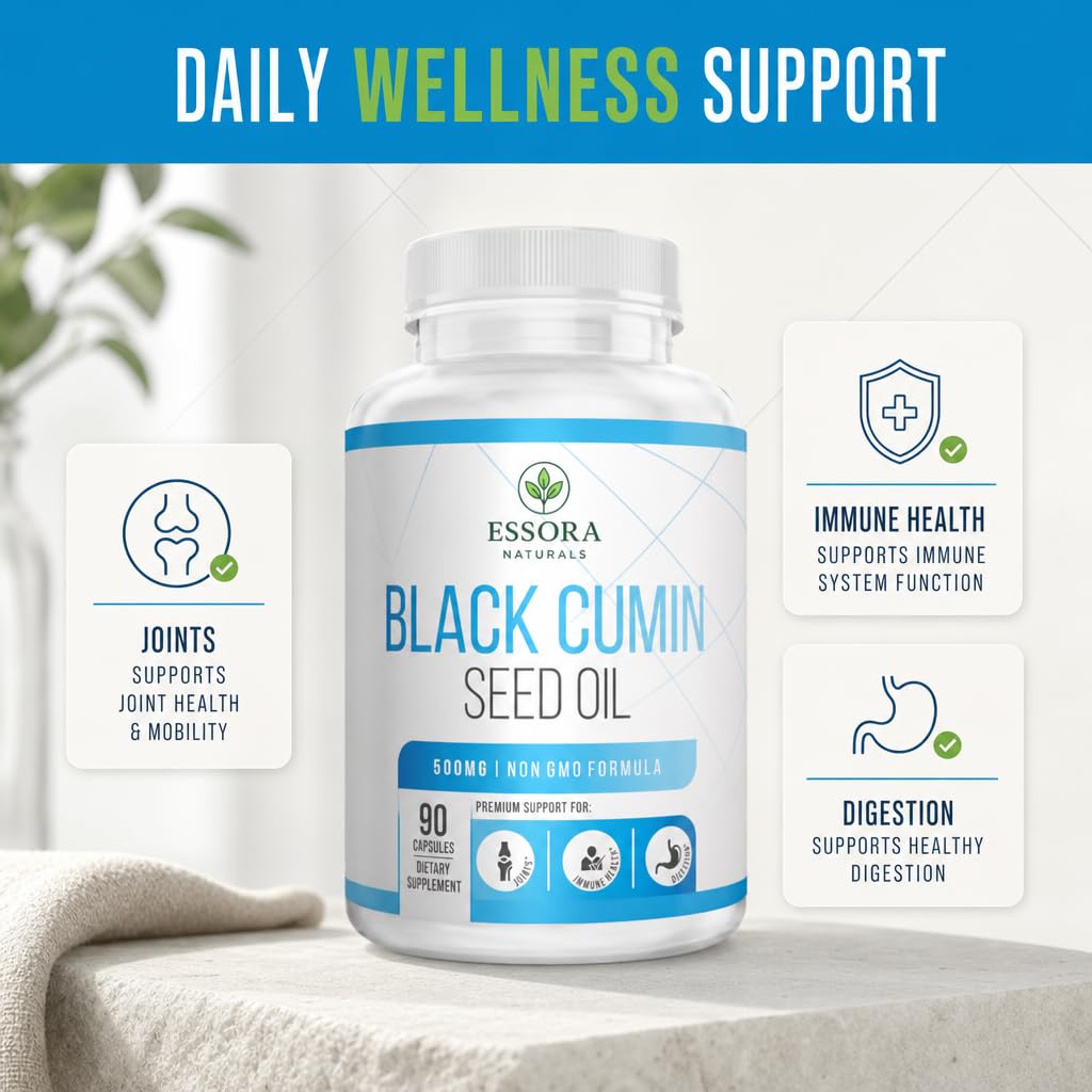 Natural immune support with Black Seed Oil