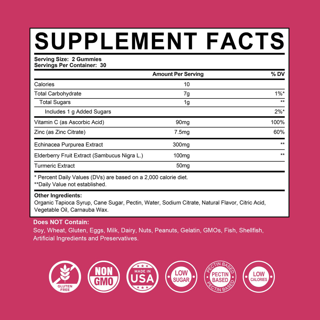 natural immune support with echinacea